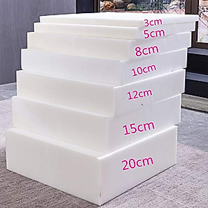 WJXBoos Indoor Outdoor Bench Cushions,Waterproof Non-Slip Padded Patio Cushions,Thick Seat Cushions for Garden Restaurant Hallway Bench Shoe Bench-B 40405cm