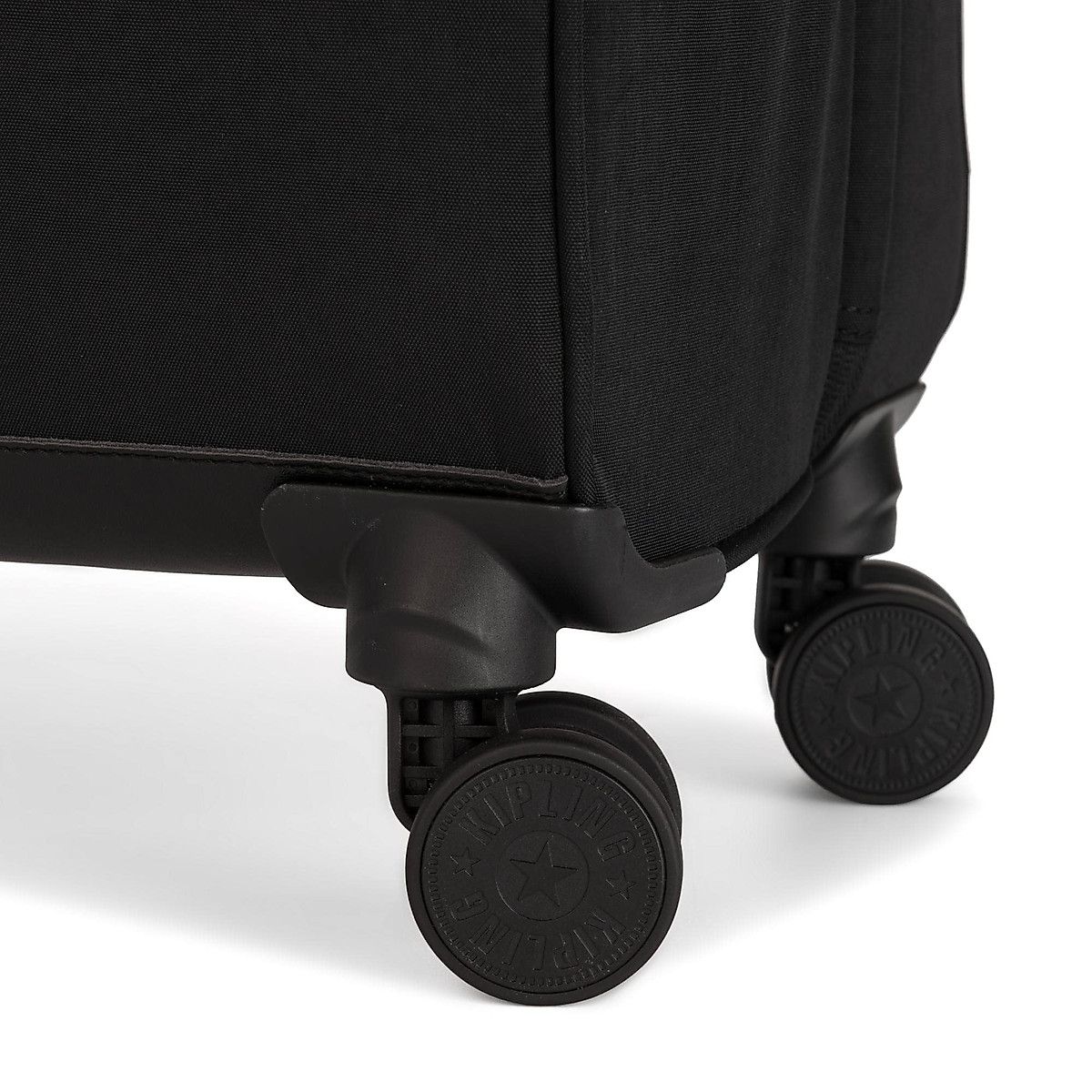 Kipling Spontaneous Softside Spinner Wheel Luggage, Integrated TSA Accepted Lock, Black Noir, Checked-Medium 26,KI6918