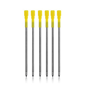 Pineapple Pens Ballpoint Pens + 6Pcs 3.2'' Ballpoint Pen Refills Black Ink (3Pcs Pineapple Pens)