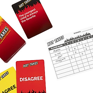WHAT DO YOU MEME? Hot Takes - The Party Game of Spicy Opinions - Adult Party Games & Fun Gifts for Adults