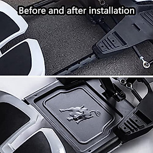 ARLVEKE Safety Pedal Compatible with Segway Ninebot Gokart Stainless Steel Bezel Spare Parts Go Kart Kit Foot Pedal Accessories