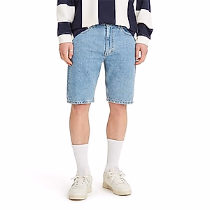 Levi's Men's 505 Regular Fit Shorts, Light Stonewash-Amazon Exclusive, 32