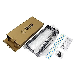 2024 Upgraded Paper Towel Holder - Extra Long Arms for Any Size Paper - Made of Ultra-Strong Steel - Wall/Under Cabinet Mountable with Adhesive or Screw Installation - Durable Black Materials