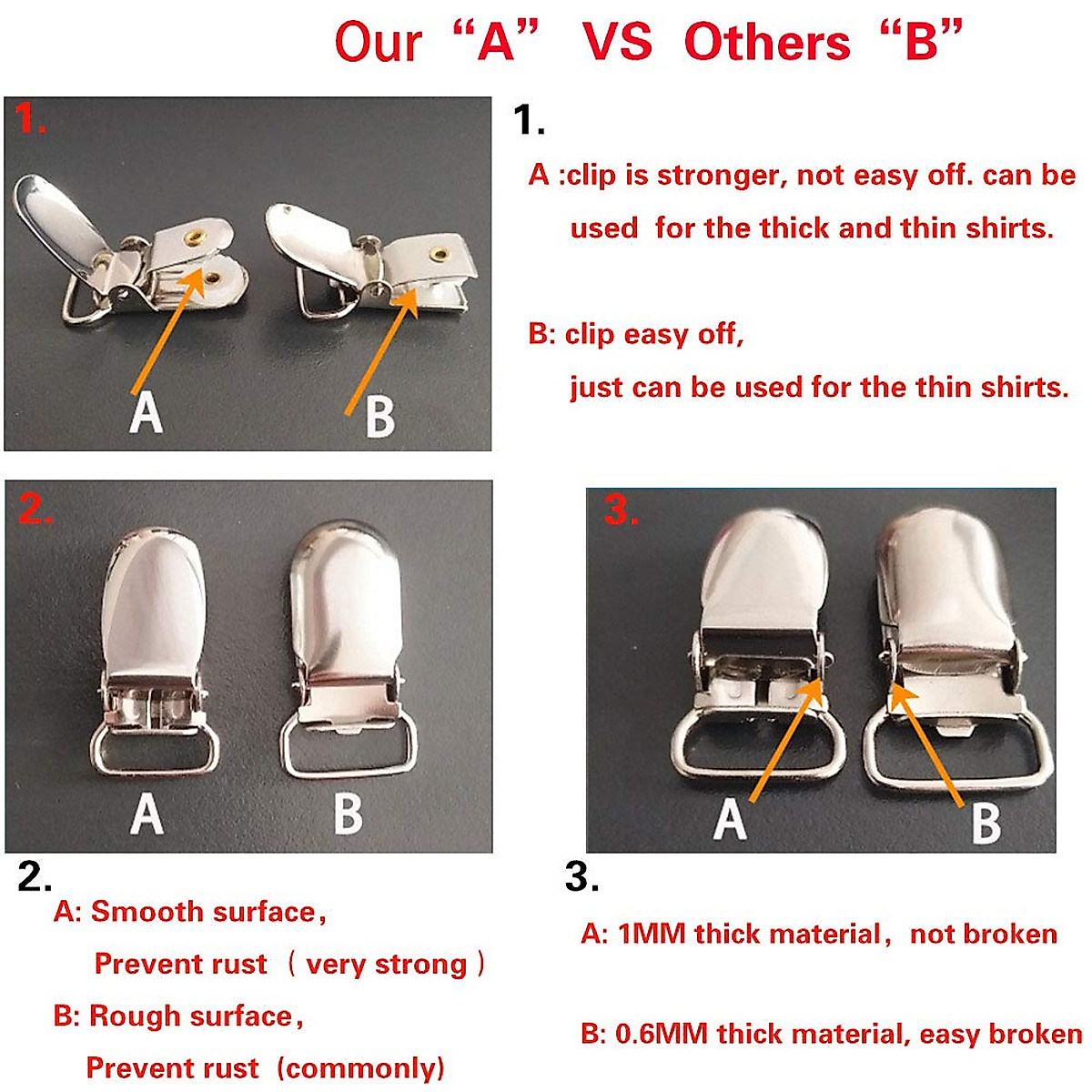 Kedofe Mens Shirt Stays Upgrade Adjustable Elastic Garter Military Shirts Holder with Non-slip Locking Clamps (Black)