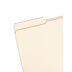 Smead File Folder, Reinforced 1/3-Cut Tab, Legal Size, Manila, 100 Per Box (15434)