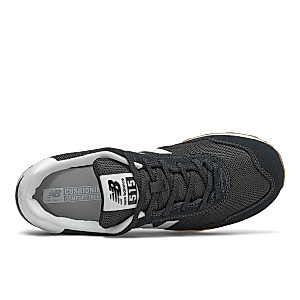 New Balance Men's 515 V3 Classic Sneaker, Black/Nb White, 10