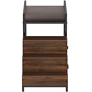 GDLF Bunk Beds Window Perch for Dogs Bedside Lounge Elevated Dog Bed Multi-Level Platform with Foam Upholstery, Non-Slip Pad and Storage