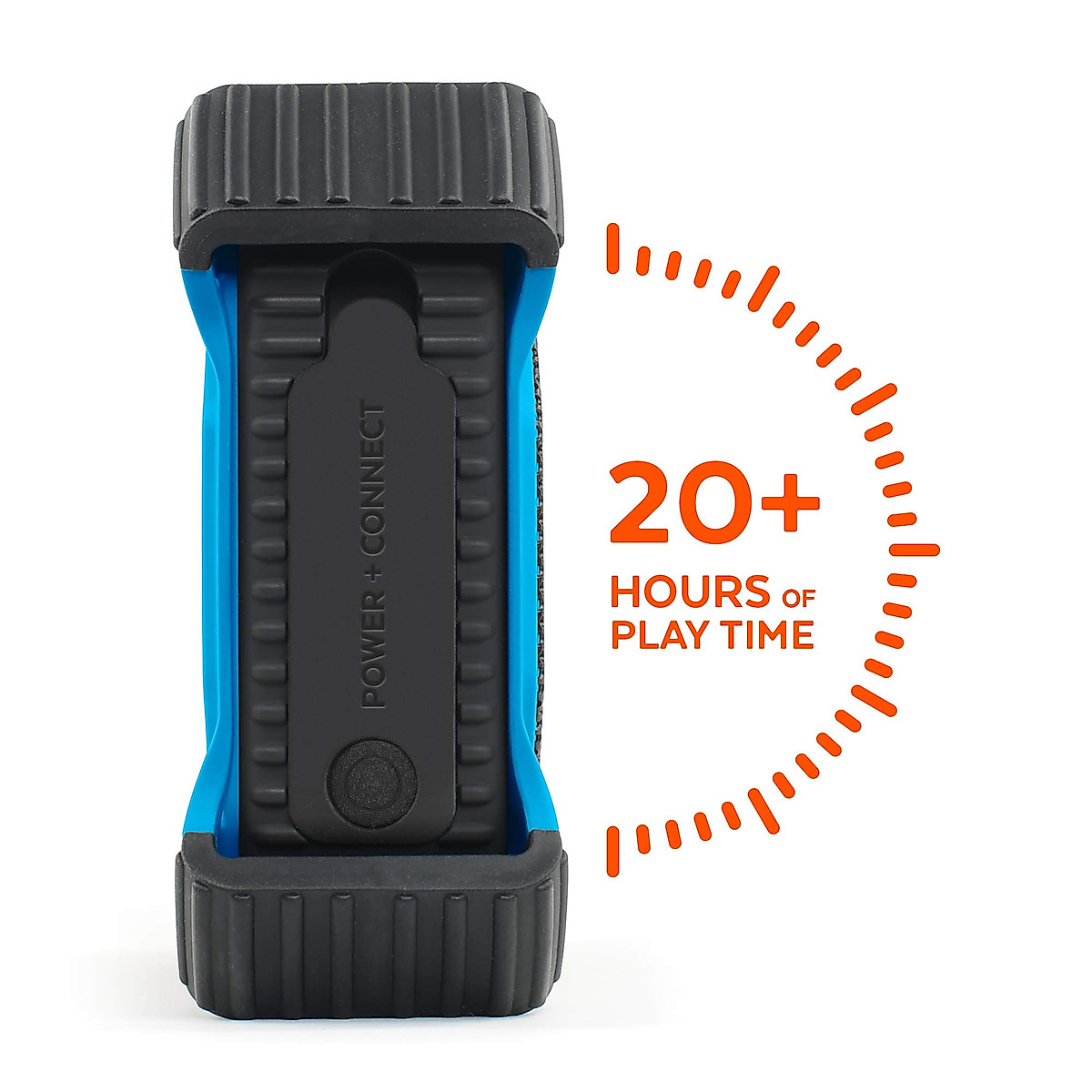 ECOXGEAR EcoEdge Plus GDI-EXEGPL402 Rugged Waterproof Floating Portable Bluetooth Speakers Wireless, 20W Smart Speaker with Bottle Opener and LED Party Lights, Indoor or Outdoor Party Speaker (Blue)