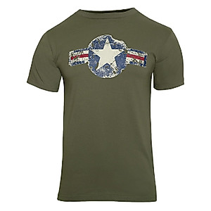 Army Air Force Olive Drab Vintage Cool Retro T-Shirt - X-Large