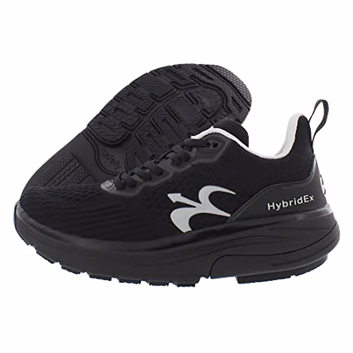 Gravity Defyer Men's GDEFY HybridEx Running Shoes 11.5 M US - Hybrid VersoShock Performance Long Distance Running Shoes Black, Silver