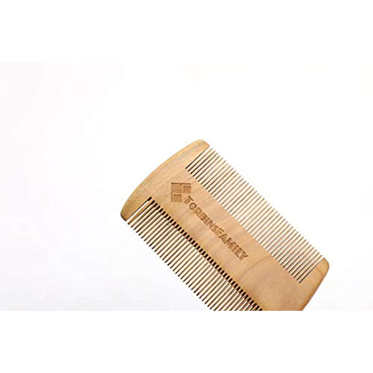 NEW! Wooden Beard Comb for Men - Sandalwood Comb With Leather Case And Gift Box