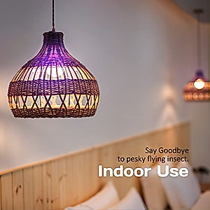 BANPESTT Bug Zapper Light Bulb 2-in-1 Indoor Mosquito Zapper Gnat Trap- Electric Fly Insect Killer&Bug Catcher for Home Backyard Patio