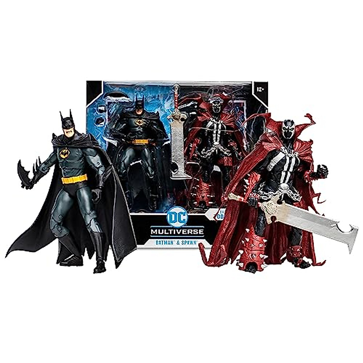 McFarlane Toys - DC Multiverse Batman & Spawn (Based on Comics by Todd McFarlane) 7in Action Figure 2pk