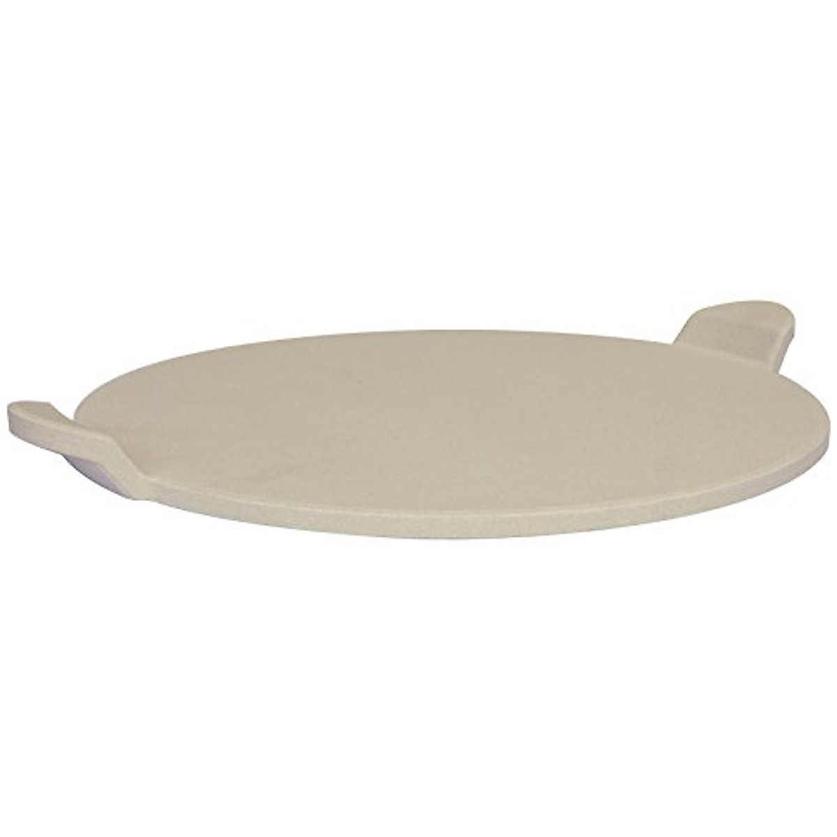 Baking Pizza Stone with handles for Grill, Oven & BBQ15” Durable, Certified Safe, for Ovens & Grills. Bonus Silicone Mitt.