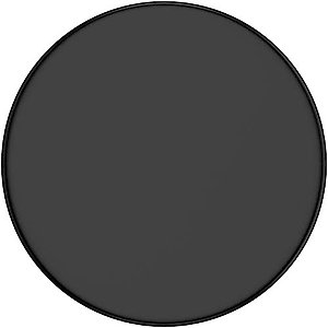 PopSockets : PopGrip Basic - Extendable Base and Grip for Smartphones and Tablets [Top Not Replaceable] - Black