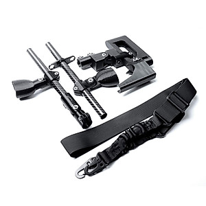 VR Game Shooting Controller Handle - Fit for Oculus Rift S/Oculus Quest Adjustable Shooting Bracket Controller Holder [oculus_quest,oculus_rift]…