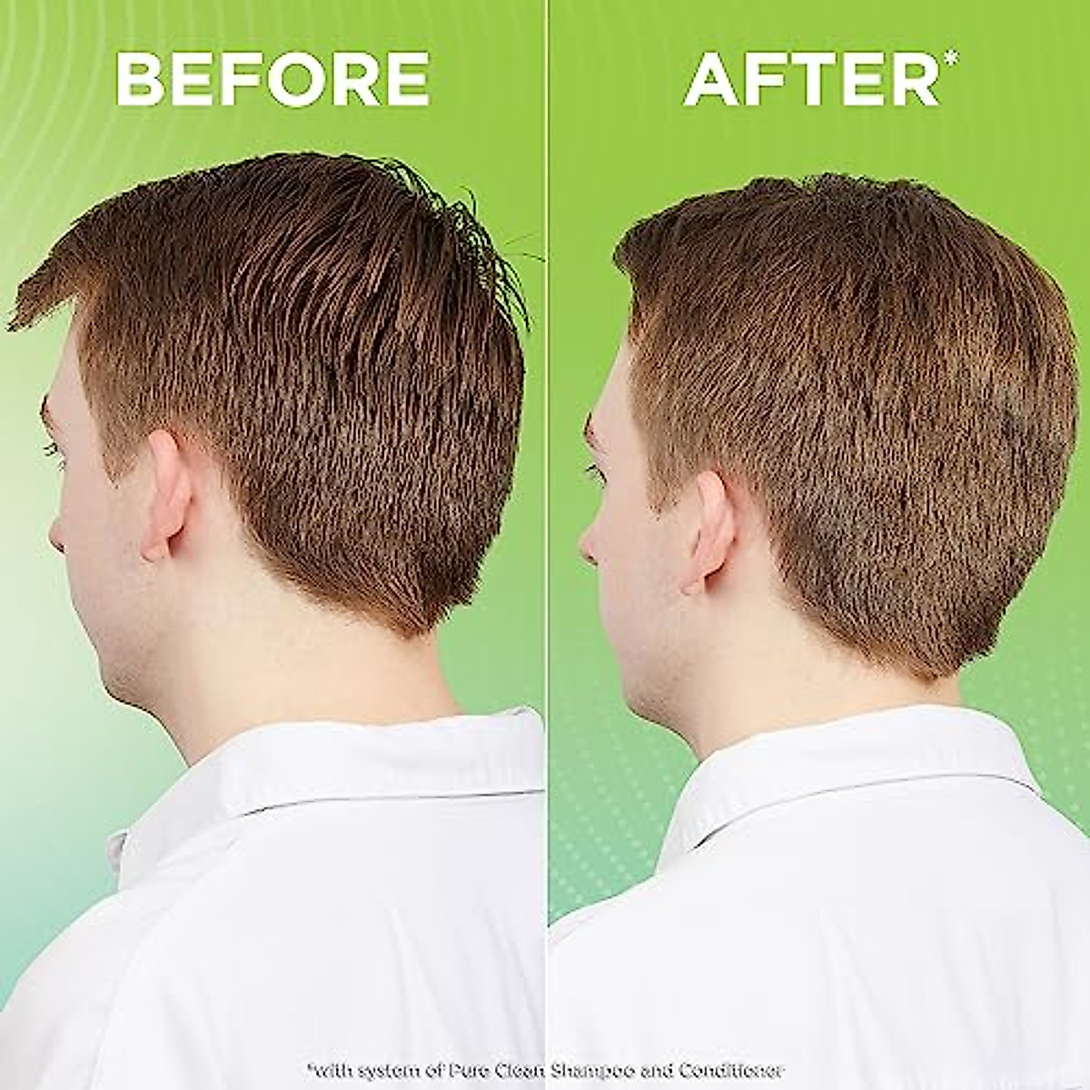 Garnier Fructis Pure Clean Purifying Shampoo, Hydrating Conditioner, and Strong Hold Styling Gel Set (3 Items), 1 Kit (Packaging May Vary)