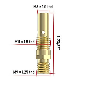 YESWELDER MIG Welding Gun Kit .035" Tip-Nozzle-Diffuser for Lincoln Magnum 100L and Tweco Mini/#1 (.035" Accessory Kit)