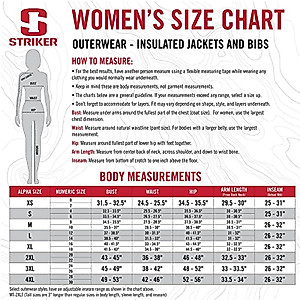 Striker Women's Prism Durable Breathable Water-Resistant Outdoor Ice Fishing Pant with Sureflote Flotation Technology, 8 Black