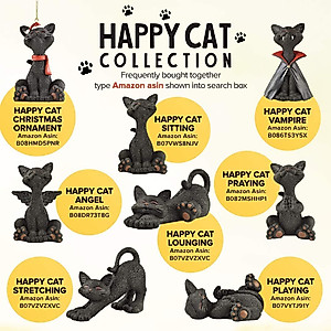 JFSM INC. Catitude - Whimsical Cat Raising Middle Finger Figurine - Hilarious Get Ready for Laughs - Stress Relief - Gifts for Cat Lovers, Cat Mom