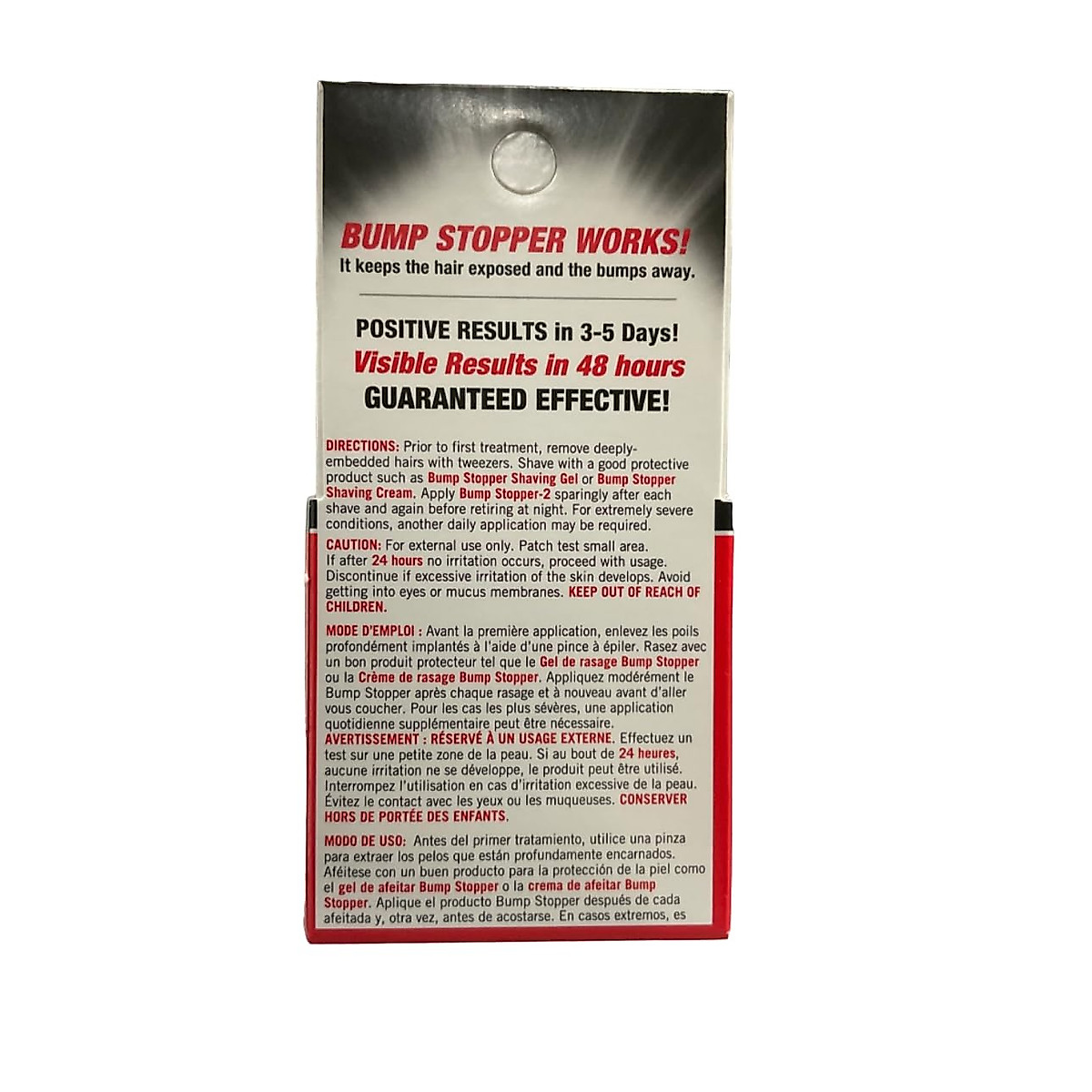 High Time Bump Stopper-2 Double Strength Razor Bump Treatment, 0.5 oz (Pack of 5)