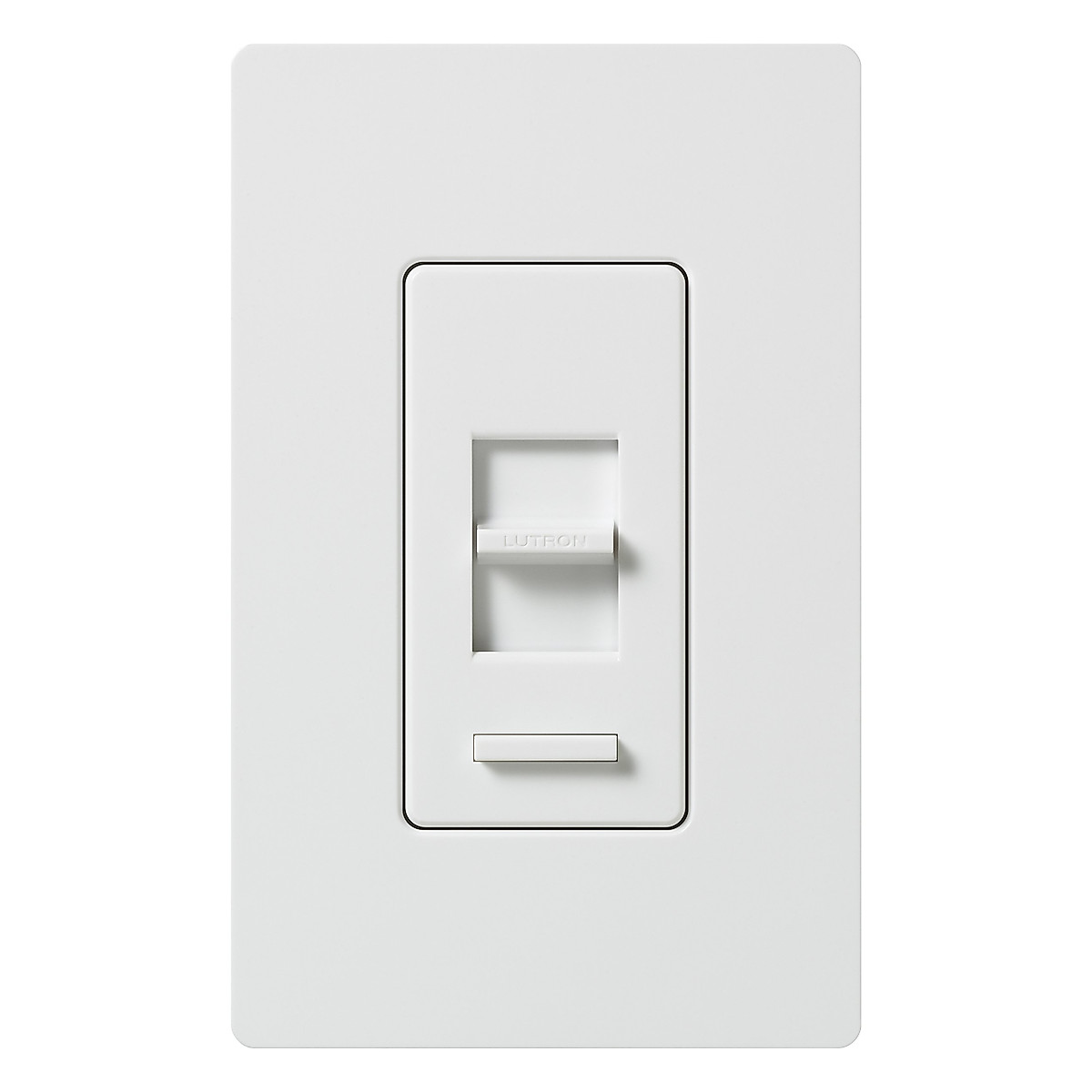 Lutron LG-603PGH-WH 600W Eco Dim Single-Pole/3way Dimmer, White