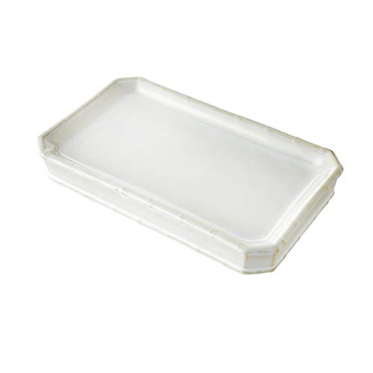 SKL Home Vern Yip Bamboo Lattice Tray, White