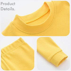 Enfants Chéris Toddler Thermals Underwear for Boys Yellow 4T