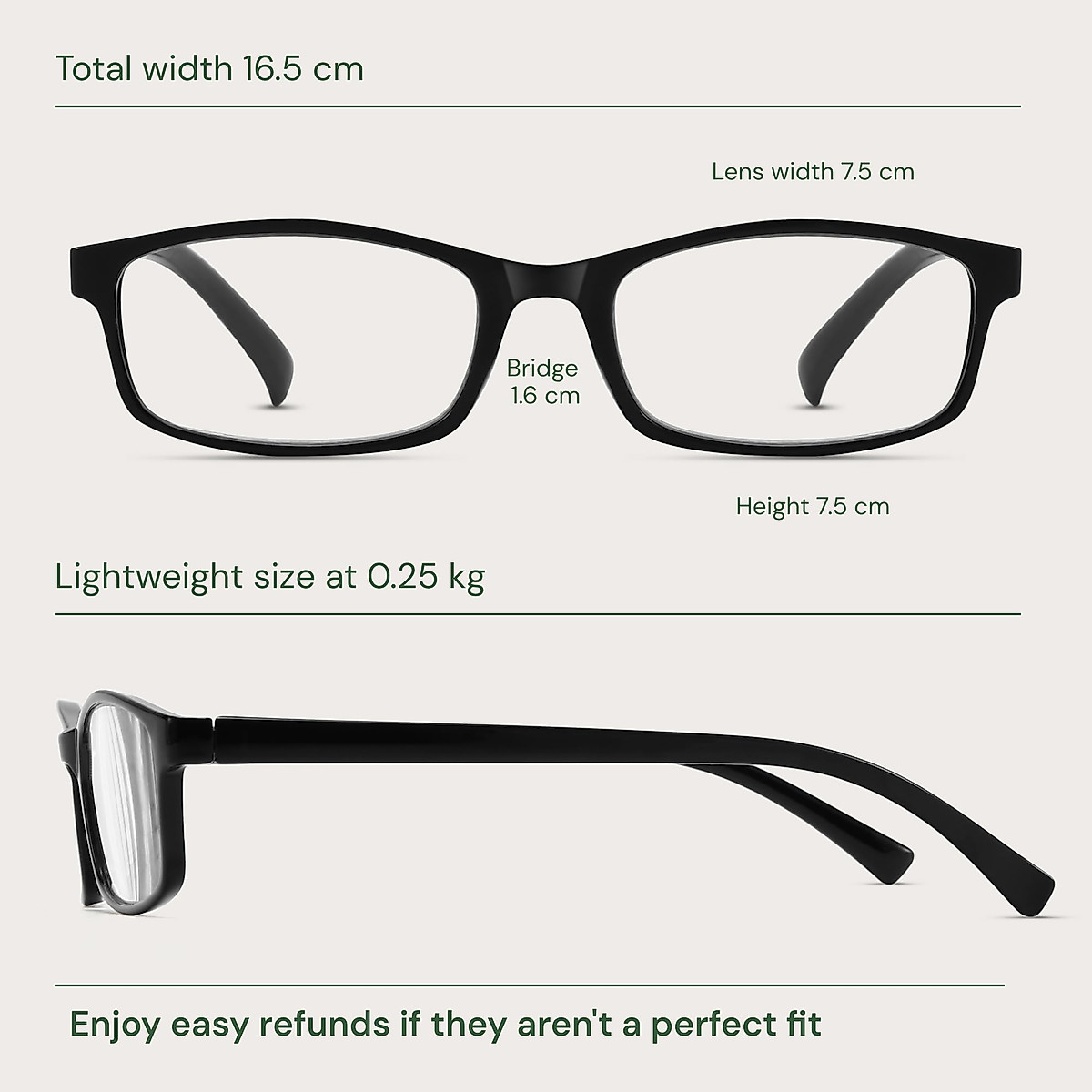Gaoye Reading Glasses Men/Women, Eyeglasses, Blue Light Readers for Men/Women, Eye Glasses