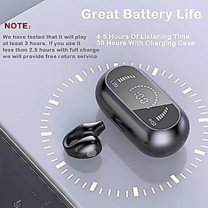 Clip On Open Ear Headphones Bone Conduction Earbuds Ear Buds Wireless Bone Conduction Headphones Bluetooth Earbud Earphones Bone Conducting Earbuds