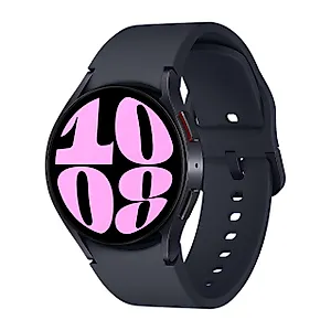 SAMSUNG Galaxy Watch 6 44mm Bluetooth Smartwatch w/ Fitness Tracker, Personalized HR Zones, Advanced Sleep Coaching, Heart Monitor, BIA Sensor, Biggest Screen, US Version, Graphite (Renewed)