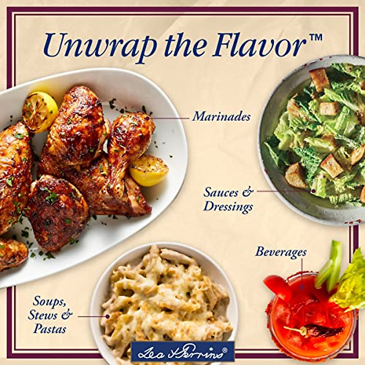 Lea & Perrins The Original Worcestershire Sauce (15 fl oz Bottle)