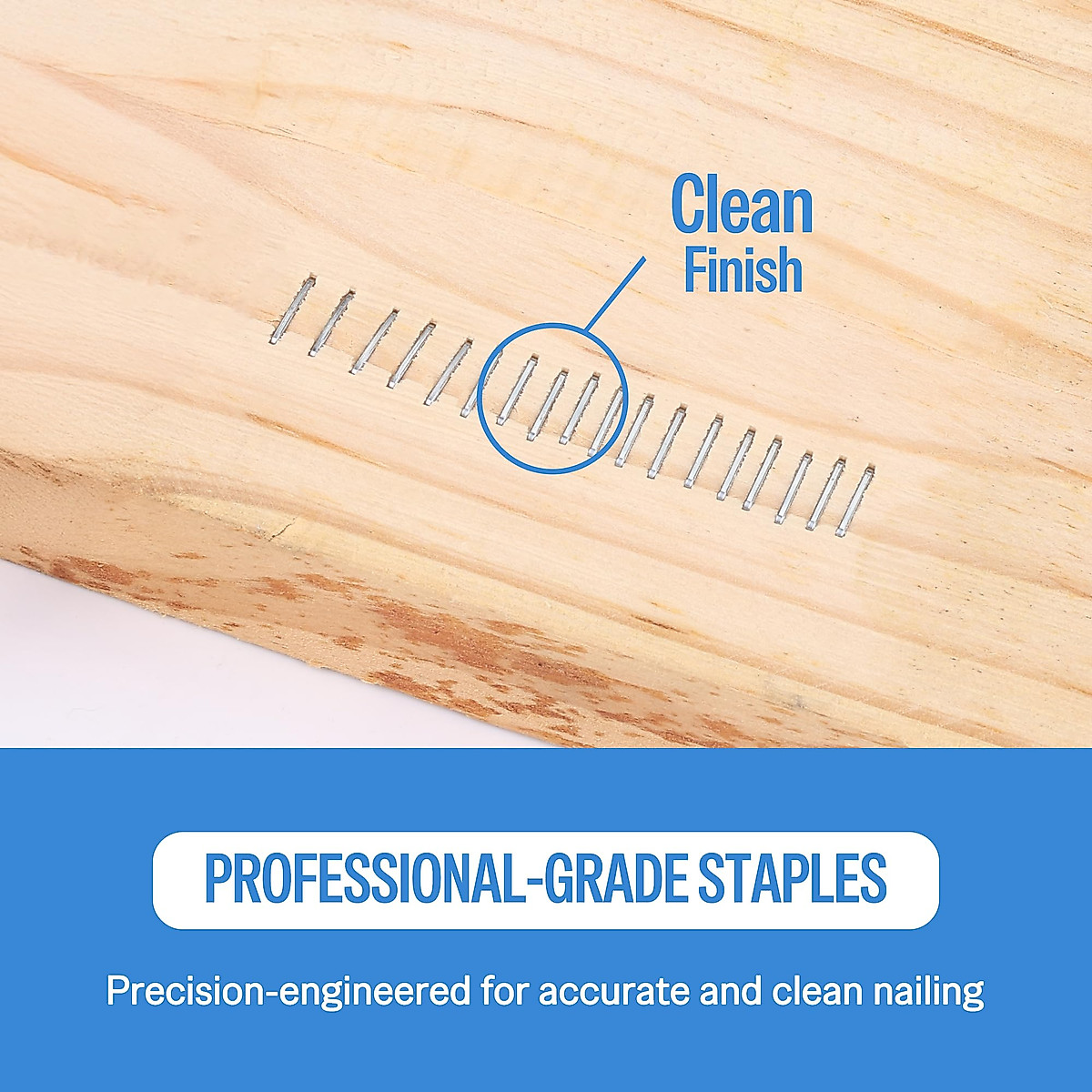 meite 22G71S516 22 Gauge 71 Series 3/8-Inch Crown 5/16-Inch Leg Length Galvanized Upholstery Staples for Fine Wire Staplers 10,020pcs/Box (1 Box)