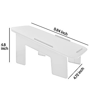 GVCVHVCV 20-PACK Shoe Slots Organizer, New Upgrade Double Layer Shoe Stacker, White Stack Shoe Rack Holder Storage Space Saver for Closet Organization and storage shoes
