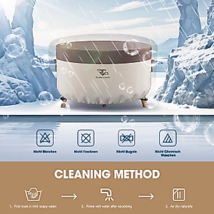 Zadst Cycle 62" Dia Table Cover Waterproof, Patio Furniture Round Table Covers, 600D Heavy Duty Round Table Cover for Anti-UV, Rip Resistant, Water Resistant, Small, Brown