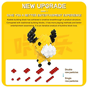 KADELE Animals Toy Building Sets，Extremely Creative and Challenging STEM Building Toys,Educational Toys for Boys and Girls Ages 8 and Up(79 Pieces)