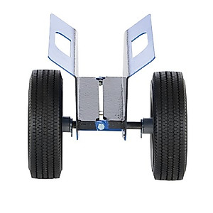 Vestil PLDL-HD-4 Steel Plate and Slab Dolly with Foam Wheels, 500 lbs Load Capacity, 14-1/4" Height, 12" Length x 13-5/8" Width