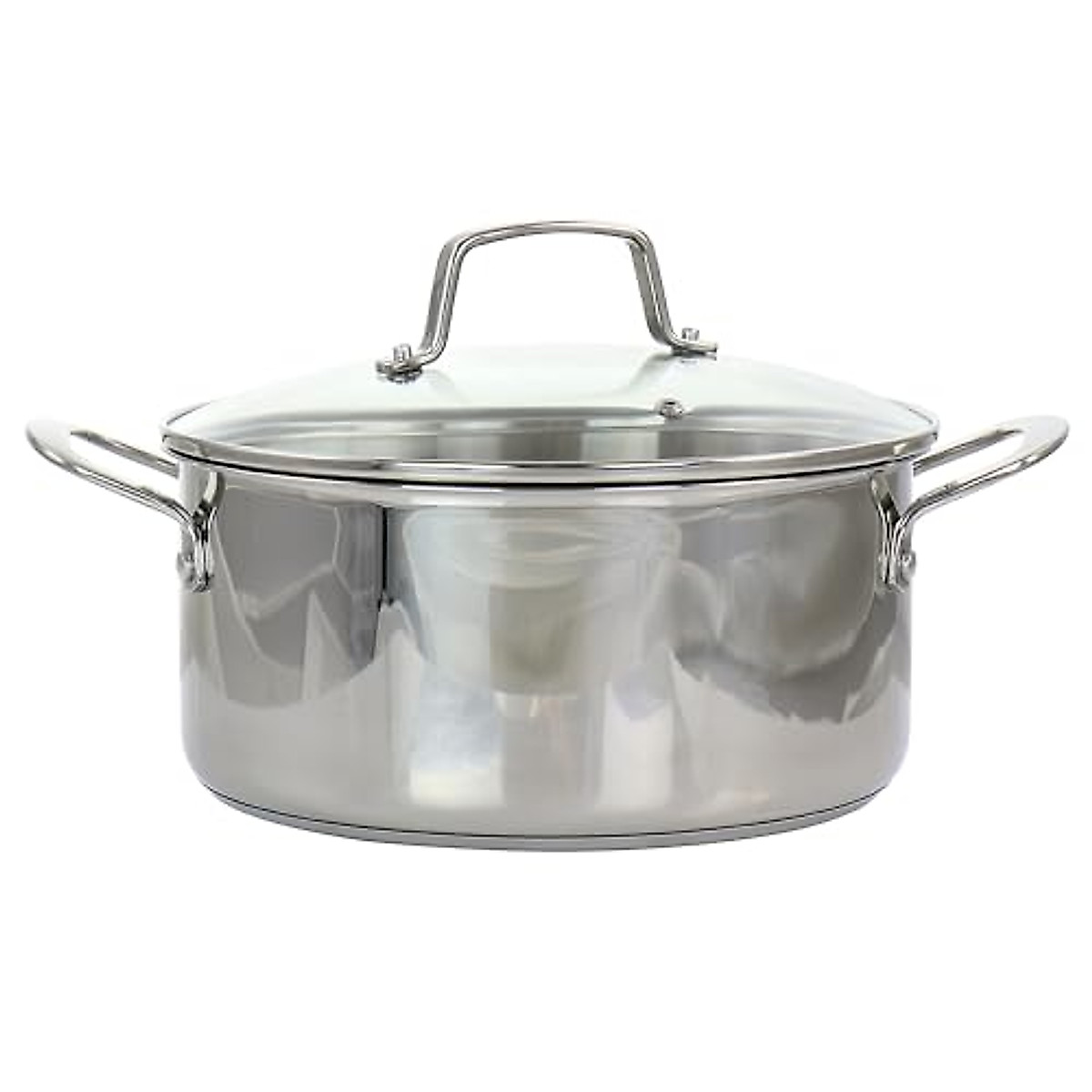 Martha Stewart Stainless Steel 5 Qt Dutch, Silver (128950.02)