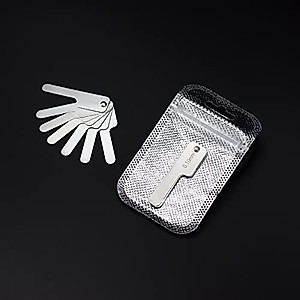 Orthodontic Gap Ruler Dental Interproximal Reduction Gauge Ruler Tooth Gap Measuring IPR System Stainless Steel Orthodontic Instrument