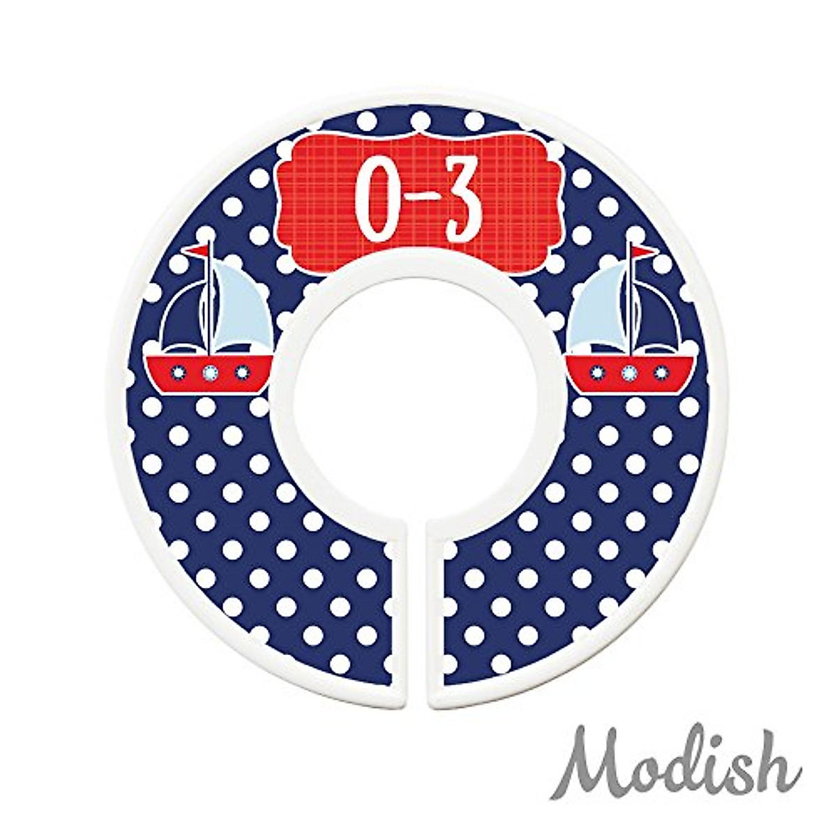 Modish Labels Baby Clothes Size Dividers, Baby Closet Organizers, Size Dividers, Baby Closet Organizers, Closet Dividers, Clothes Organizer, Neutral, Boy, Girl, Nautical, Anchors, Sail Boats (Baby)