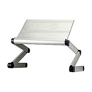 Folding table Office Aluminum with Heat Dissipation Standing Computer Desk, Standing Computer Desk/Foldable Laptop Desk