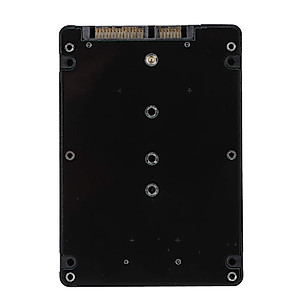 NGFF SSD Solid State Drive to SATA3 Riser Adapter Converter Card for Desktop/Laptop (Black)