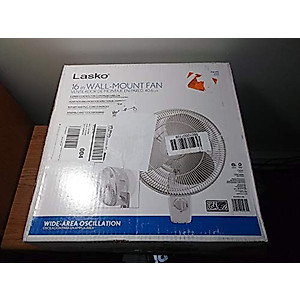 Lasko 3016 16' Oscillating Wall Mount Fan