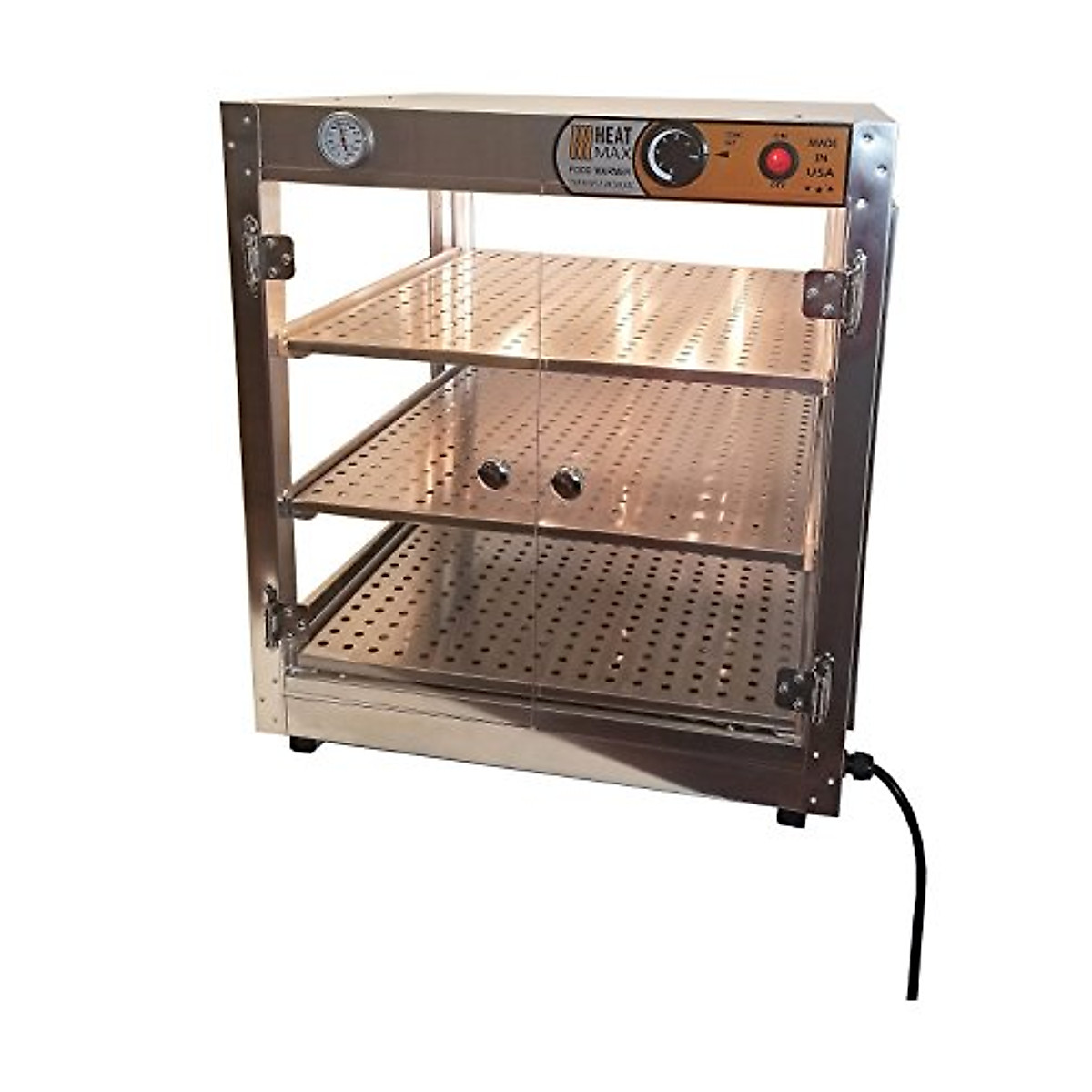 HeatMax Commercial 202024 Countertop Pizza and Food Warmer Display -- MADE IN USA with service and support