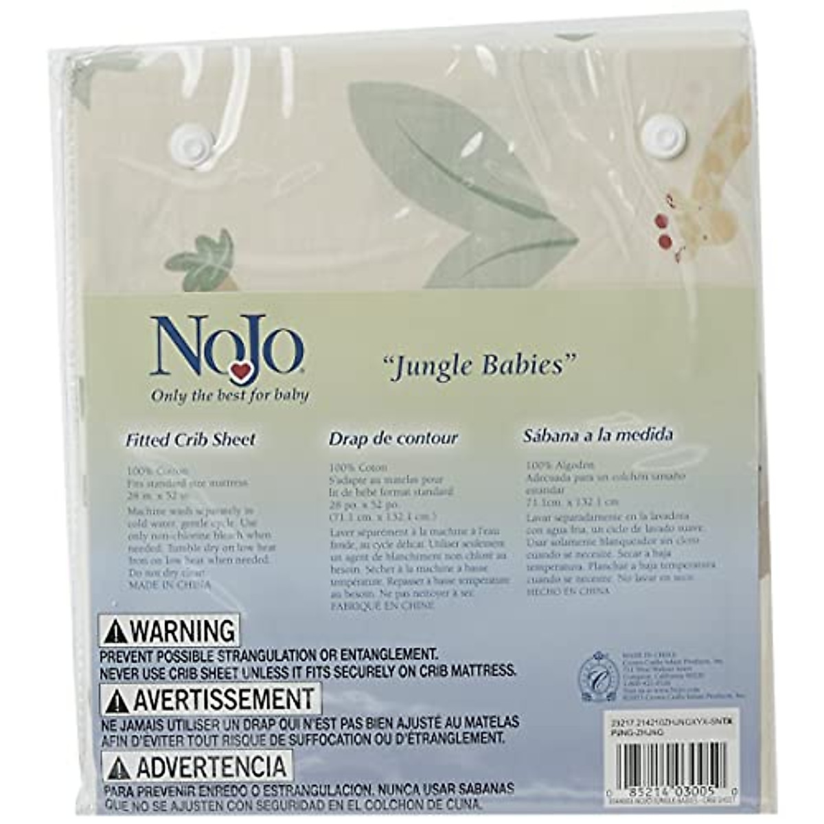 Jungle Babies Fitted Sheet