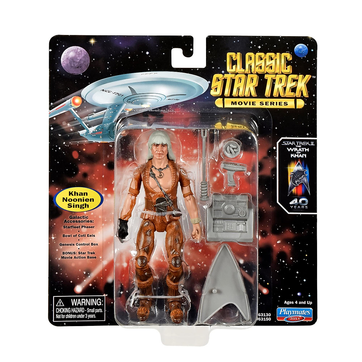 Star Trek Playmates Toys Wrath of Khan: Khan 5 Inch Figure (63150)