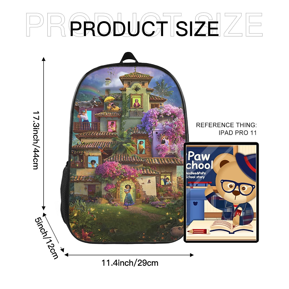 Kids Backpack 17 Inches Daypack Leisure Bag Travel Backpack Casual Backpack For Boys Girls Teenager Backpack