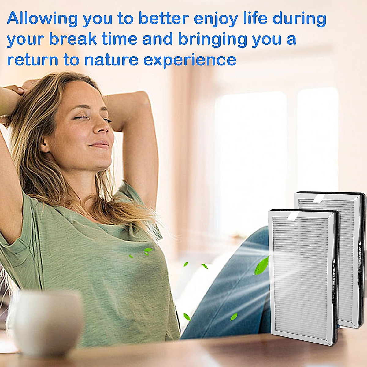 MA-15 Air Purifier Replacement Filter for Medify Air 15 Series, fit medify air purifier filter replacement, 3 in 1 Integration of Pre-Filter, High Efficiency H13 True HEPA and Activated Carbon 4-Pack