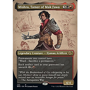 Magic: the Gathering - Mishra, Tamer of Mak Fawa (295) - Borderless - The Brothers' War