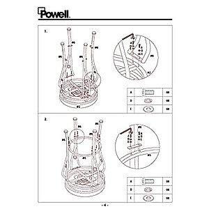 Powell Company Big and Tall Copper Stamped Back Barstool with Arms Bar Stool, Bronze